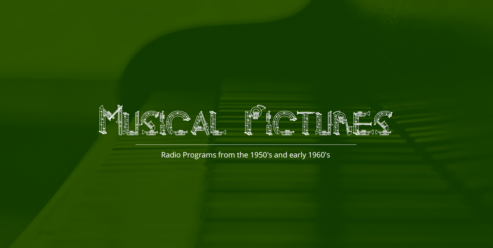 Musical Pictures - Musical Pictures - Radio Programs